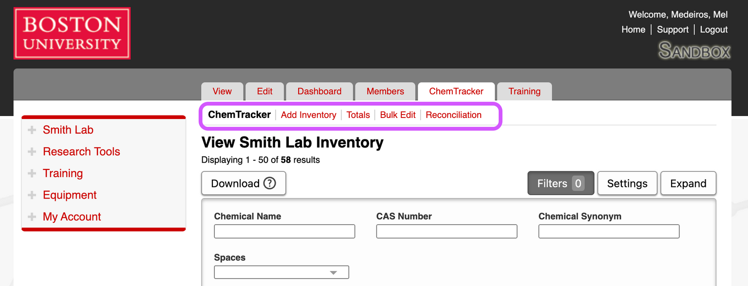 SciShield Tutorial: Updating your chemical inventory with ChemTracker | Environmental Health ...